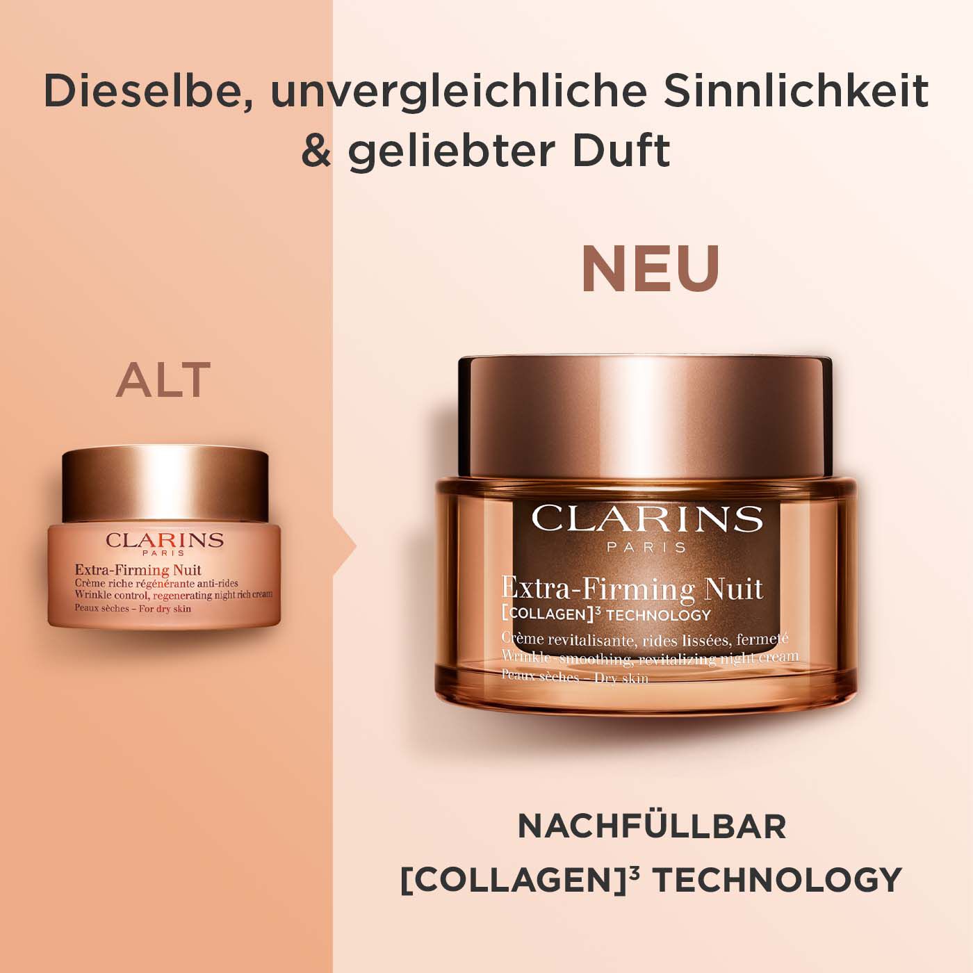Extra Firming Nuit Peaux seches Straffende Nachtcreme fur trockene Haut CLARINS